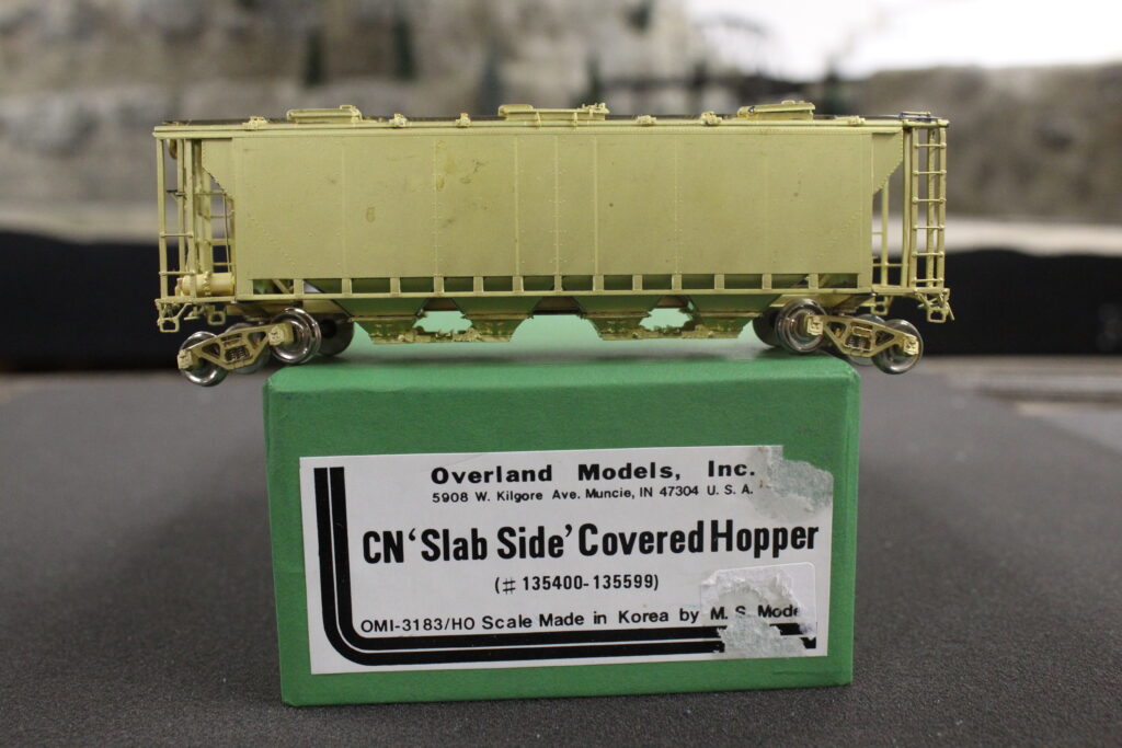 Overland Models 3183 CN Slab Side Covered Hopper HO scale – Beckley ...