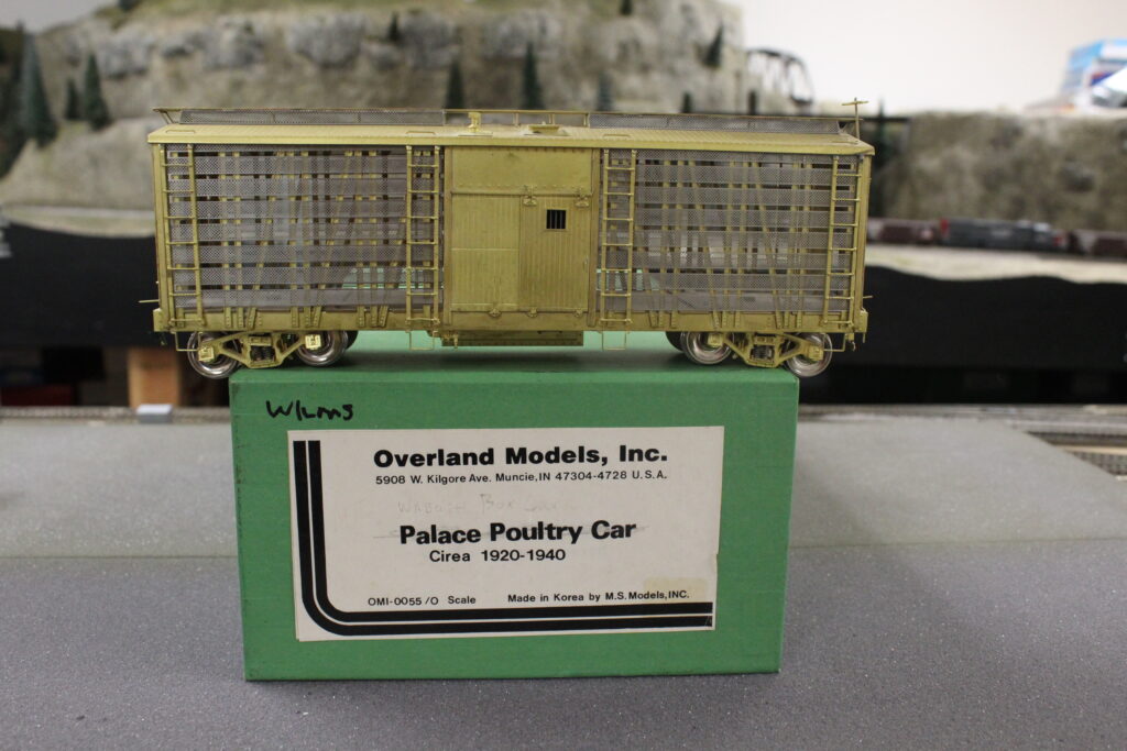 Overland Models 0055 Palace Poultry Car O scale 2 Rail – Beckley Family ...