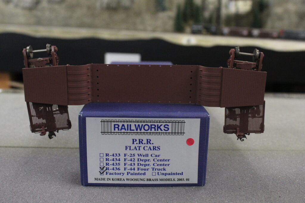 Railworks R-436-P PRR Flat Car HO scale – Beckley Family Trains
